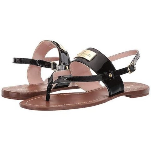 kate spade | Shoes | Kate Spade New York Cassandra Black Womens Sandals ...